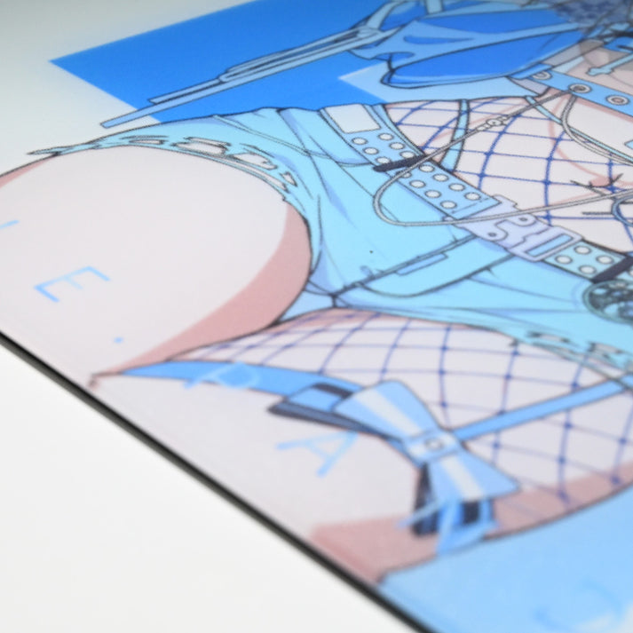 Uncle Panda ガラスマウスパッド ブルー SP – Rabbit0-Store