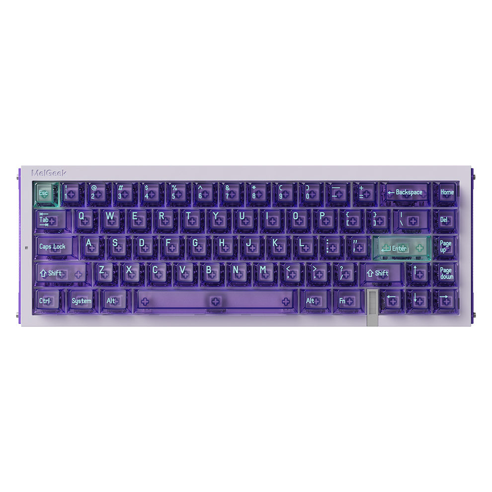 MelGeek REAL67 Potassium Transparent Purple – Rabbit0-Store